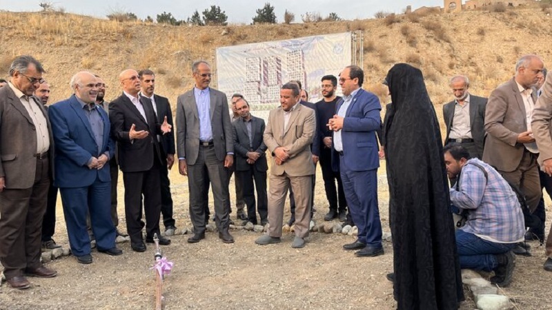 کلنگ‌زنی احداث مجتمع خوابگاه متاهلی دانشگاه تهران تابناک Tabnak